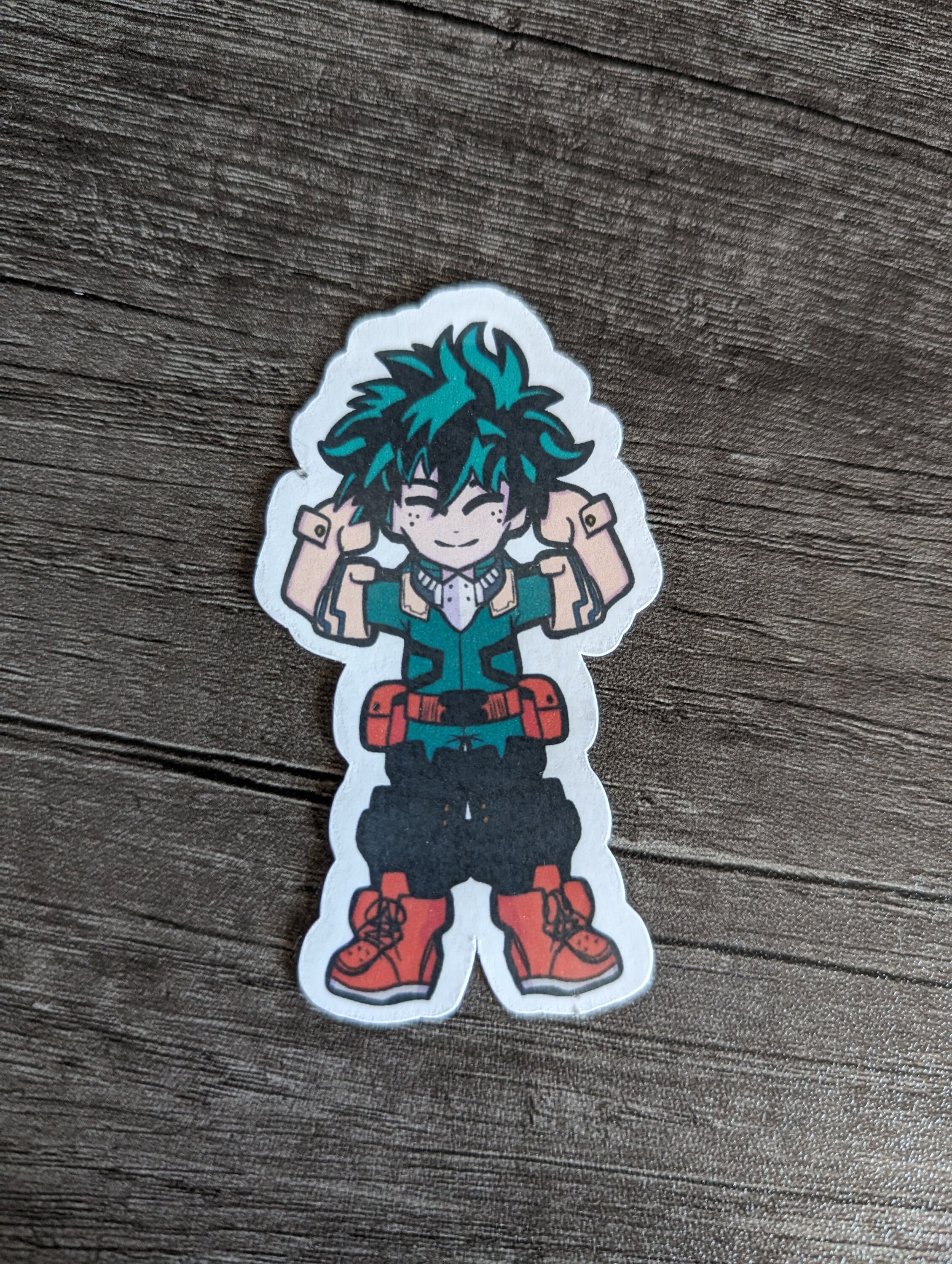 Izuku Midoriya Deku Paper Stickers My Hero Academia Anime Fan Art Manga ...