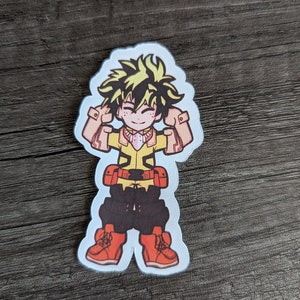Izuku Midoriya Deku Paper Stickers My Hero Academia Anime Fan Art Manga ...