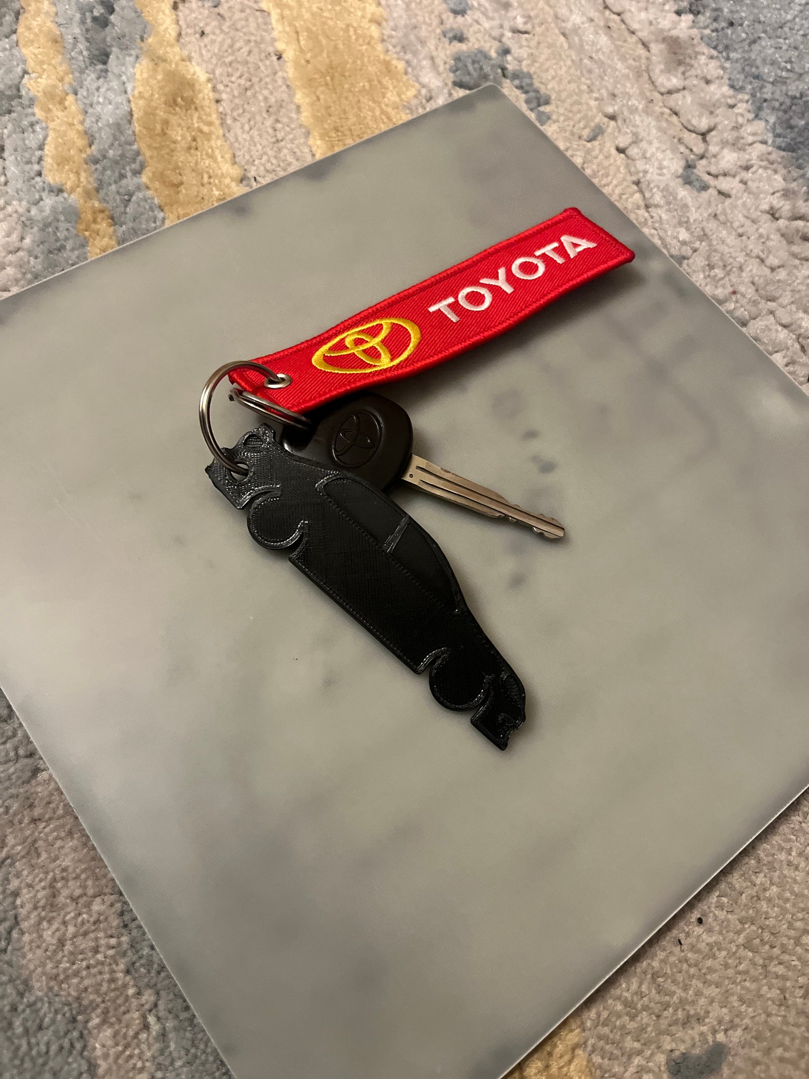 3D Printed 9th Generation Toyota Corolla Key Chain Attachment - Etsy
