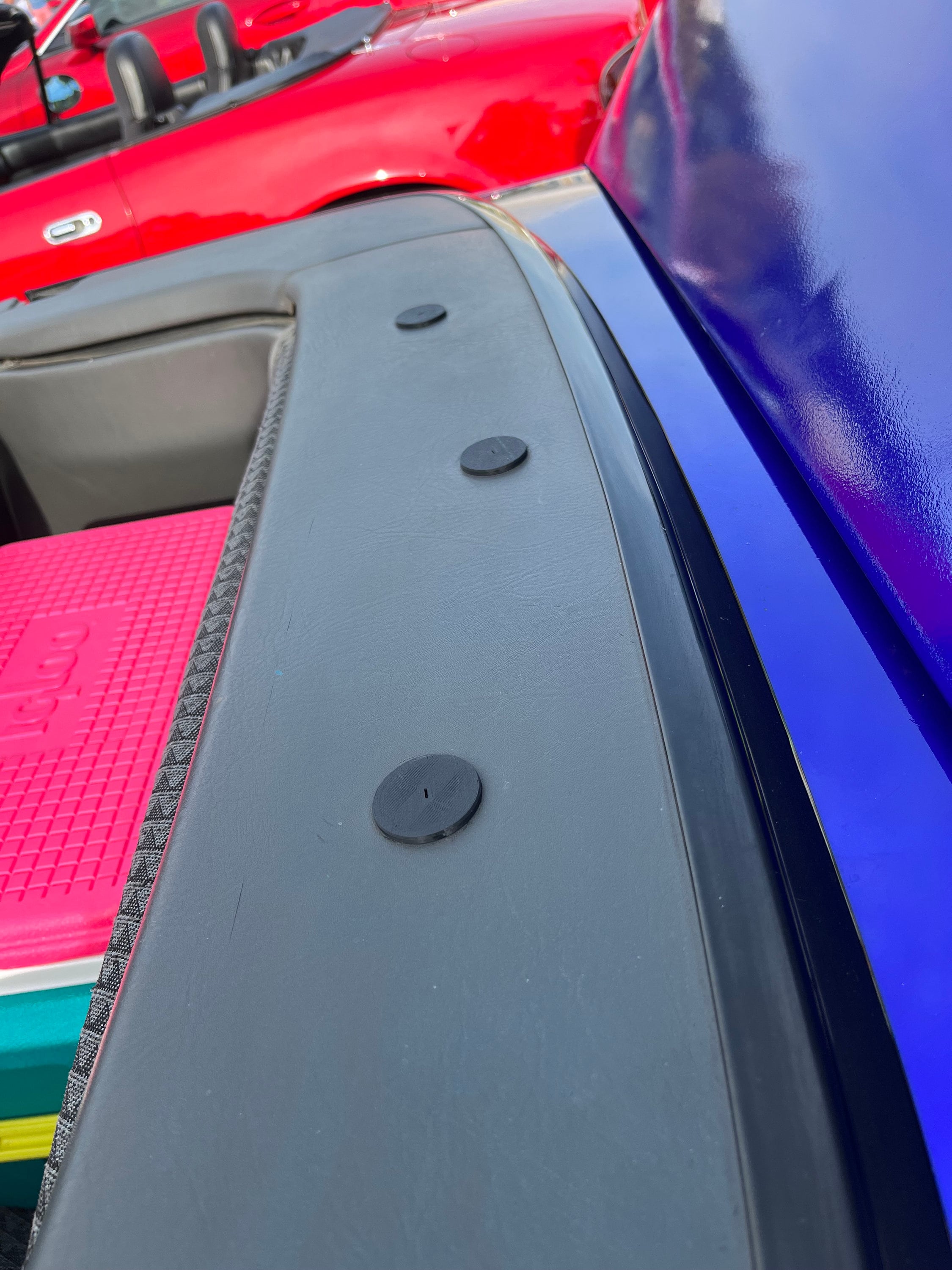 1991-1994 Mercury Capri Convertible Top Cover Screw Caps (pack of Three ...