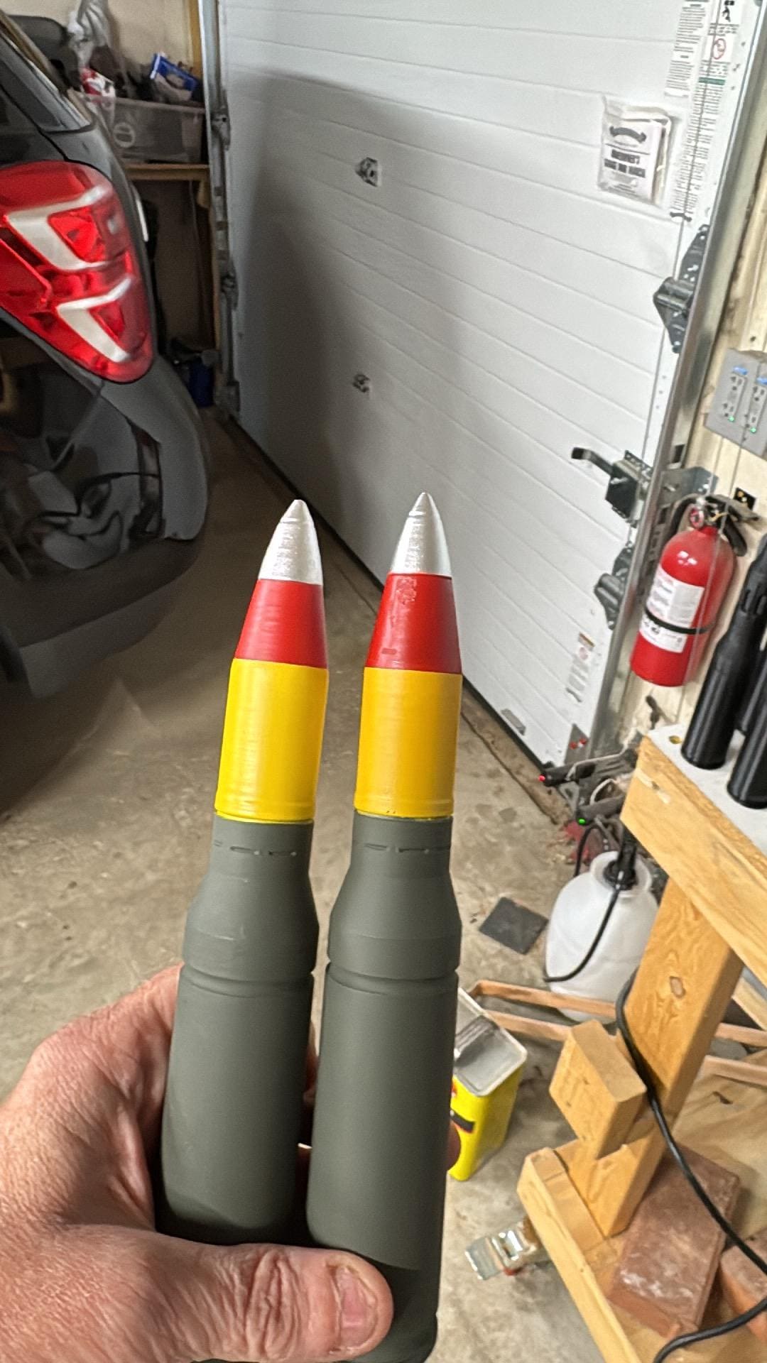 Premium 3D Printed 25mm Ammo Set: M791 APDS-T & M792 HEI-T Military ...