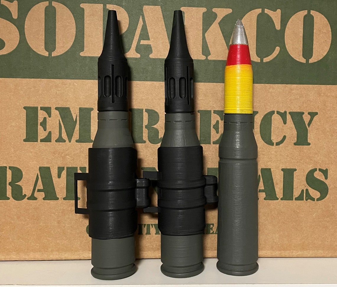 3D Printed 25mm M791 Armor Piercing Discarding Sabot Trace APDS-T - Etsy