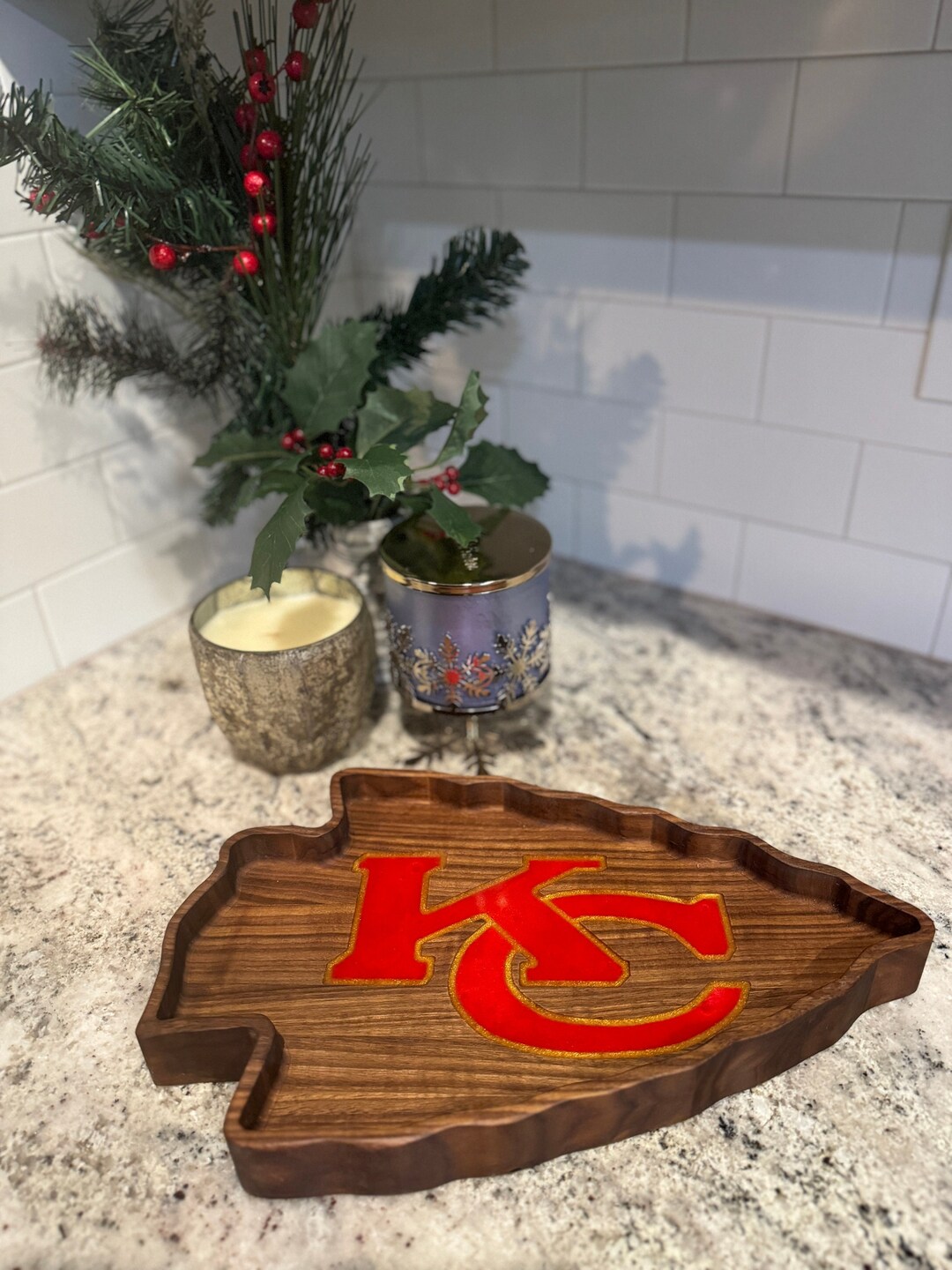 Kansas City Chiefs Serving Tray - Etsy
