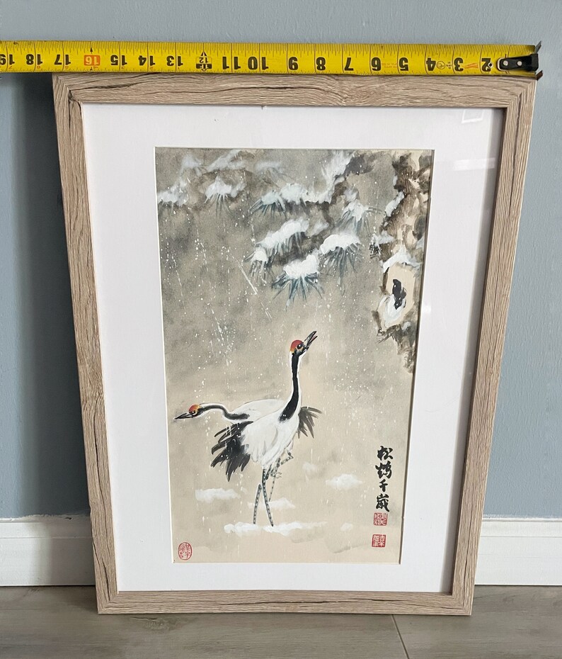 Chinese Painting --two Red—crowned Cranes. Chinese Ink Painting. the ...