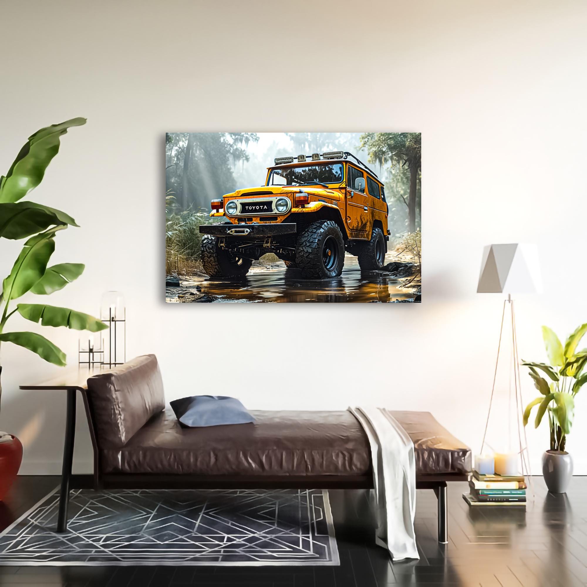 1984 Toyota FJ Cruiser in Jungle - Canvas Art - Ready to Hang - Etsy