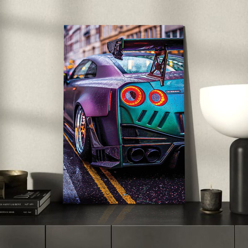 Skyline GTR R35 With Wide Body - Canvas Art - Ready to Hang - Etsy
