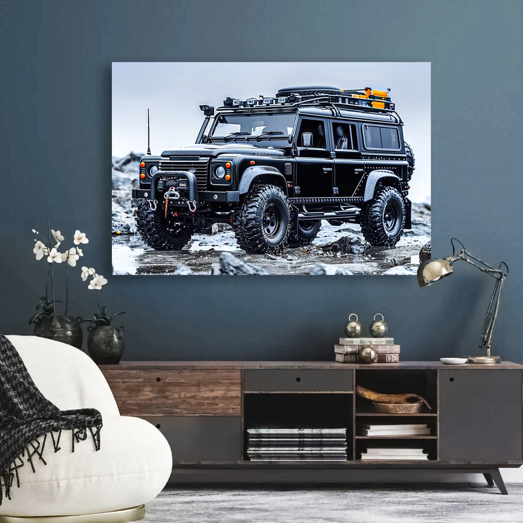 1983 Land Rover Defender 110 - Canvas Art - Ready to Hang - Etsy