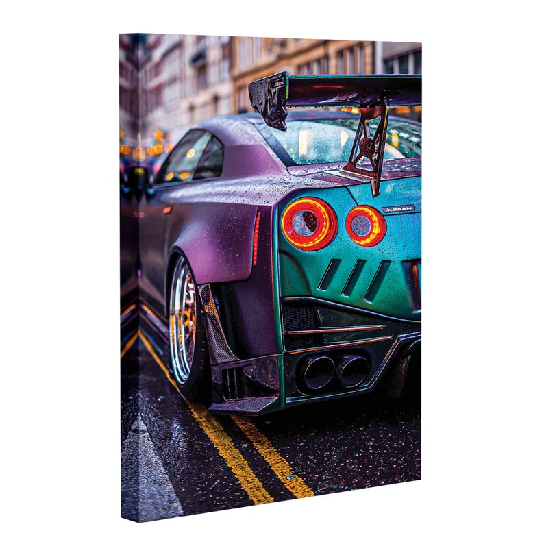 Skyline GTR R35 With Wide Body - Canvas Art - Ready to Hang - Etsy