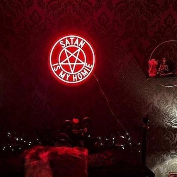 Lucifer Neon Sign - Etsy
