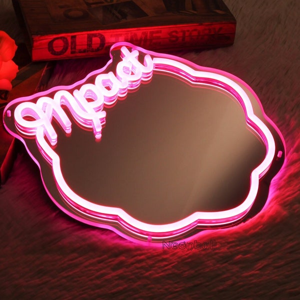 Neon Mirror - Etsy