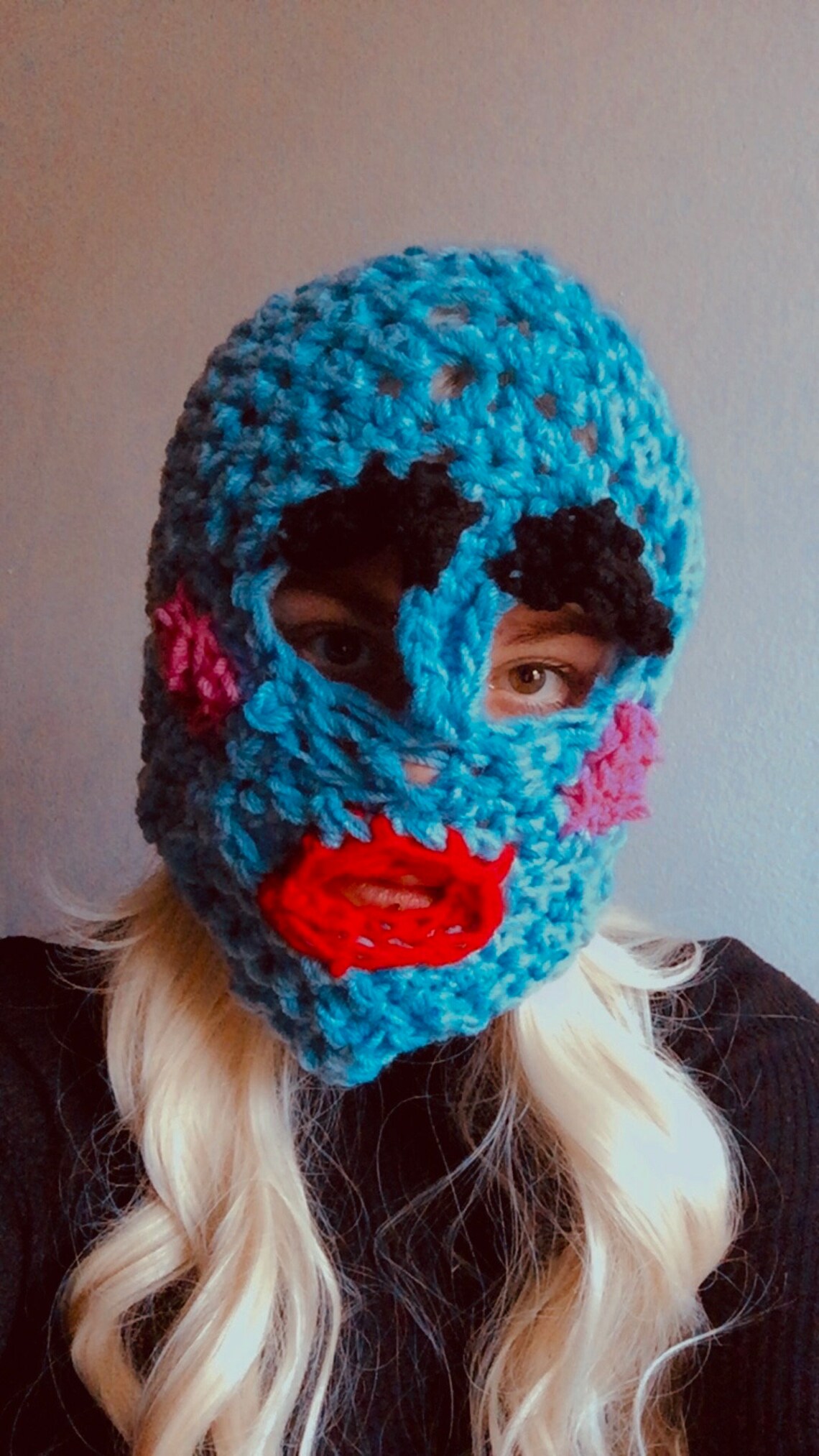 Weird Crochet Balaclava wearable Art - Etsy