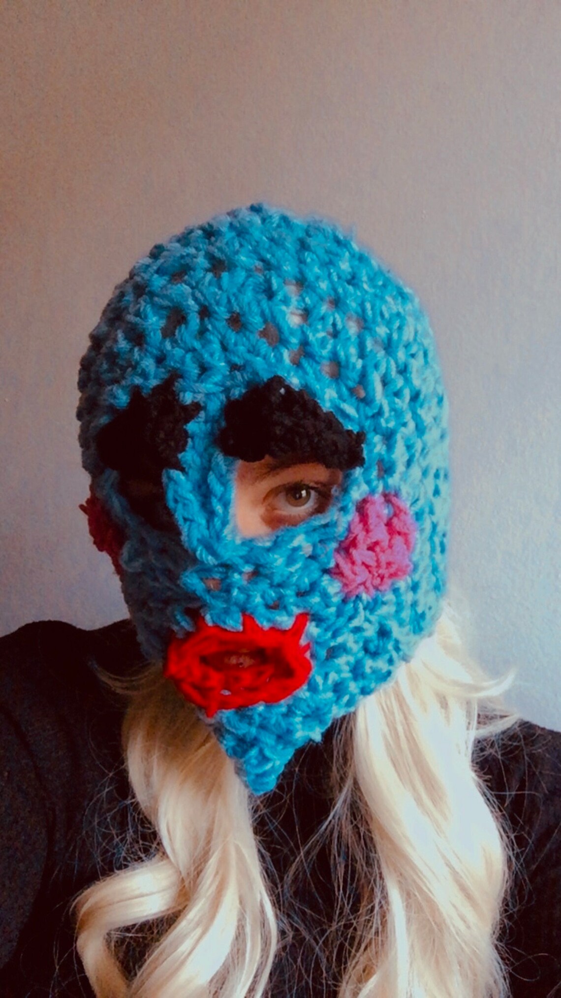 Weird Crochet Balaclava wearable Art - Etsy