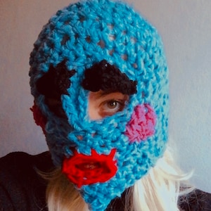 Weird Crochet Balaclava wearable Art - Etsy