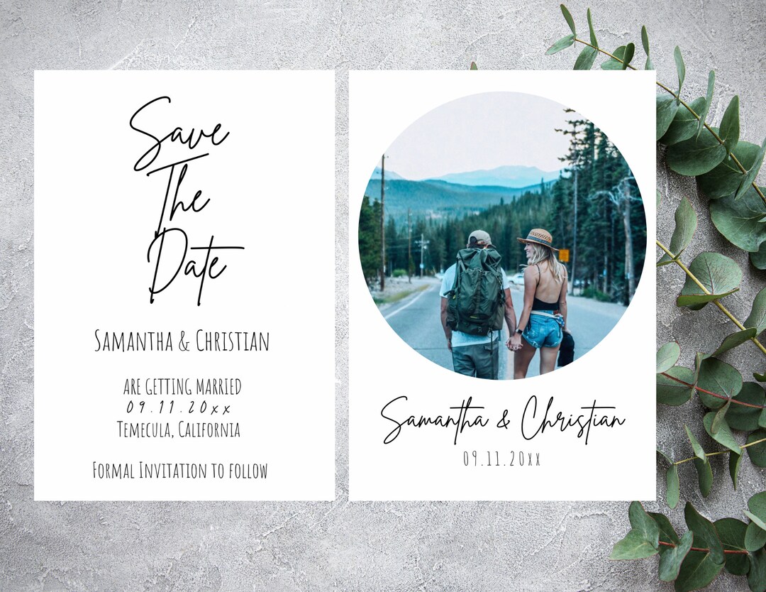 Save the Date Wedding Invitation - Etsy