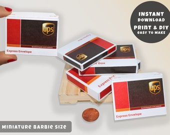 Shipping Box Template - Etsy