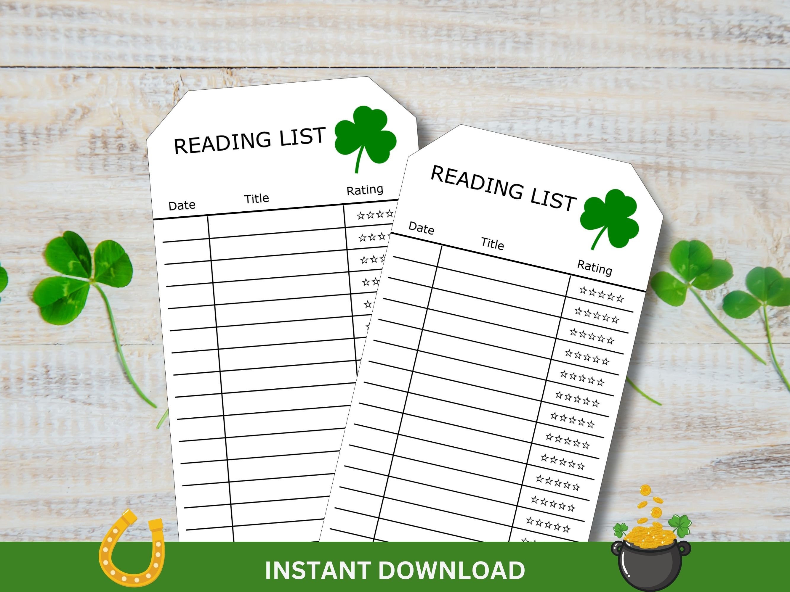 Library Card Reading Log Tracker Bookmark, Keep Track of Your Reading ...