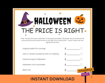 Back to School the Price is Right Game, Instant Download, Printable ...