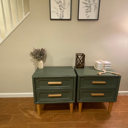SOLD Refinished Nightstands - Etsy