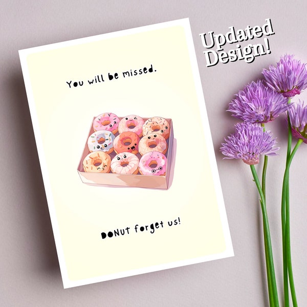 Donut Forget Us - Etsy