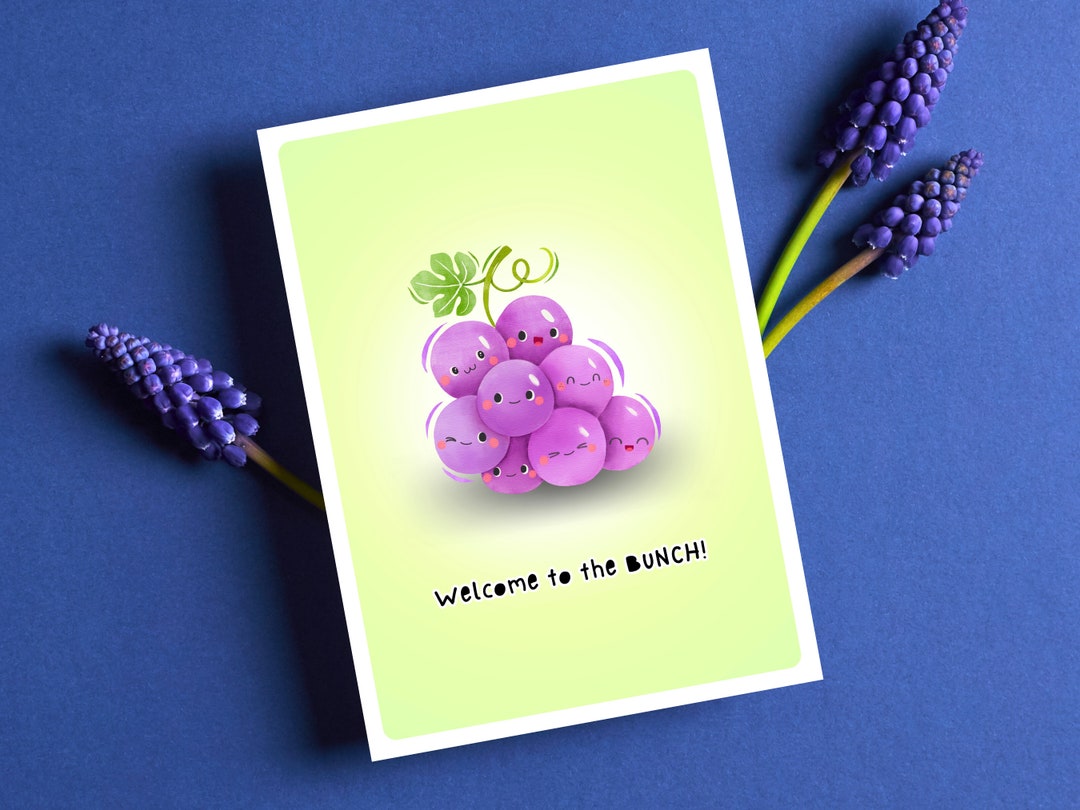 Welcome to the Bunch Card New Employee Welcome Gift Adoption Day Card ...