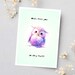 Farewell Card Owl Miss You Going Away Gift Coworker Friend Military ...