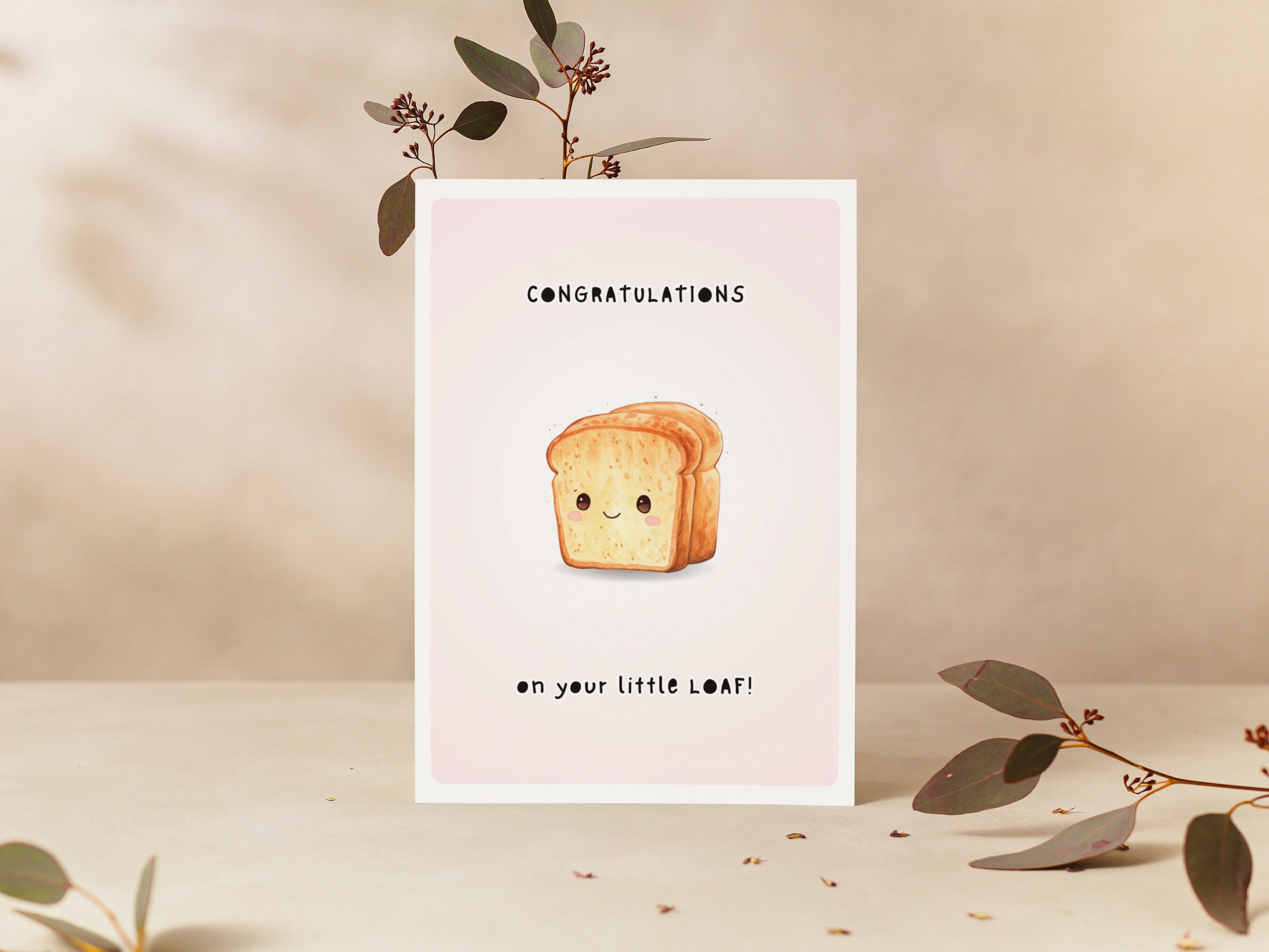 Welcome Baby Card Girl Pink Congratulations on Your Little - Etsy