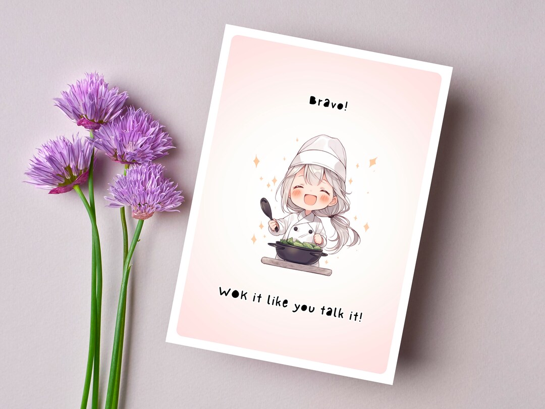 Congratulations Card Bravo Wok It Like You Talk It New Job Funny Well ...