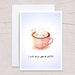 I Will Miss You A Latte Card Going Away Gift Coworker Friend Military ...