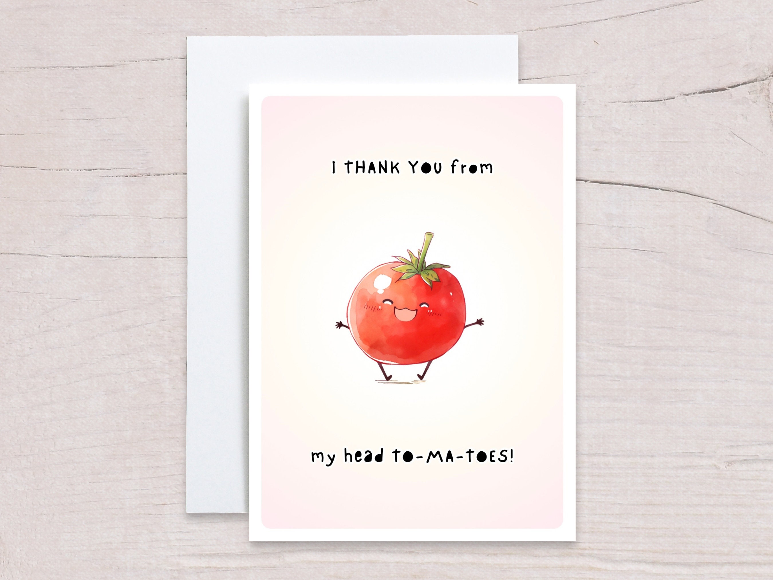 Thank You Card Unique Tomato Funny Nurses Teachers Appreciation Gifts ...
