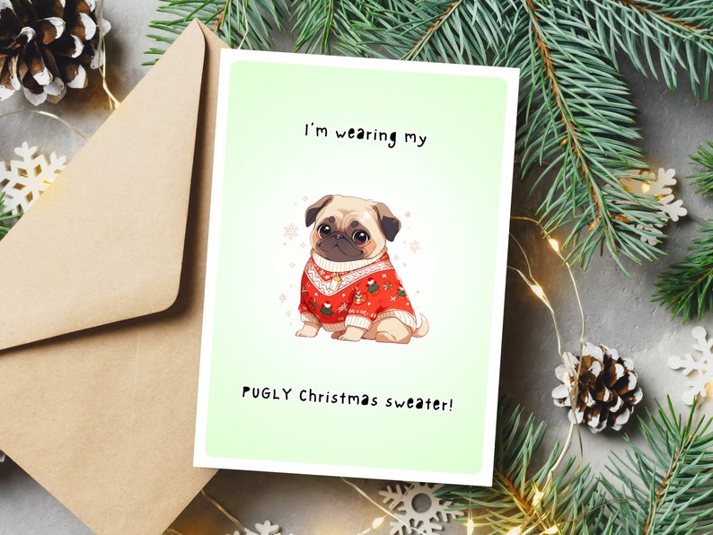 Dog Lover Christmas Card Variety Bundle Assortment Pack Host Gift Merry ...