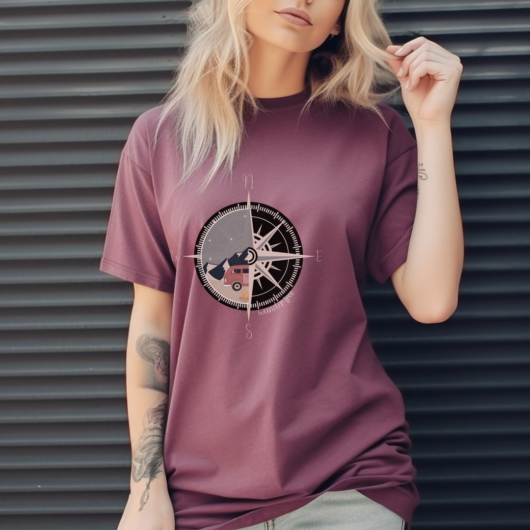 Comfort Colors Adventure Awaits, Adventure Shirt, Camping Shirts ...