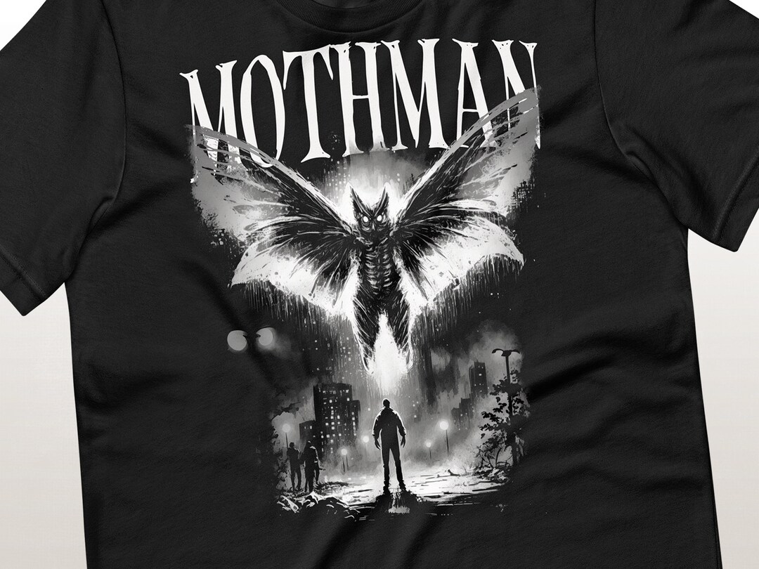 Vintage Mothman T-shirt | the Harbinger of Death - Etsy
