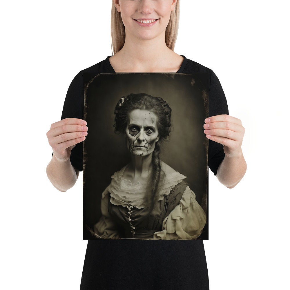 Scary Ghost Poster Art the Haunting of Victoria Blackwell - Etsy