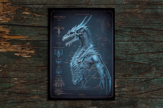 Wyvern Anatomy Labeled