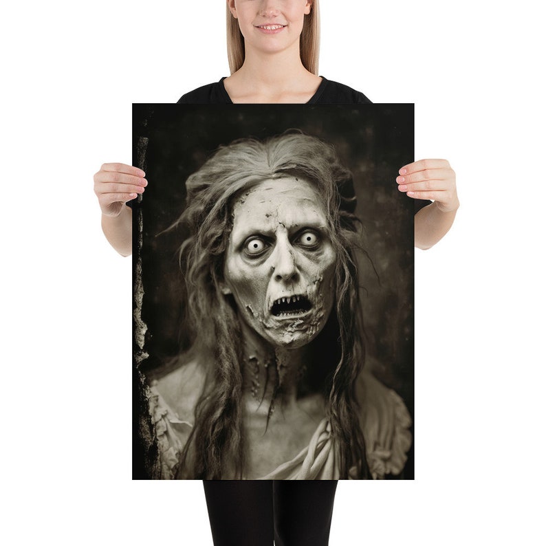 Scary Ghost Poster Art the Haunting of Sarah Thompson - Etsy