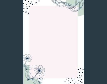 Simple Flower Border Designs For A4 Paper