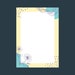 Abstract Shape and Line Border Paper A4 Document | Scrapbook | Journal ...