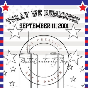 911 memorial coloring pages