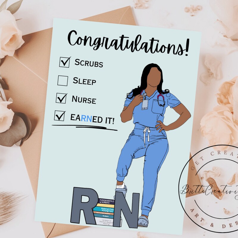 Nurse Graduation Card - Etsy