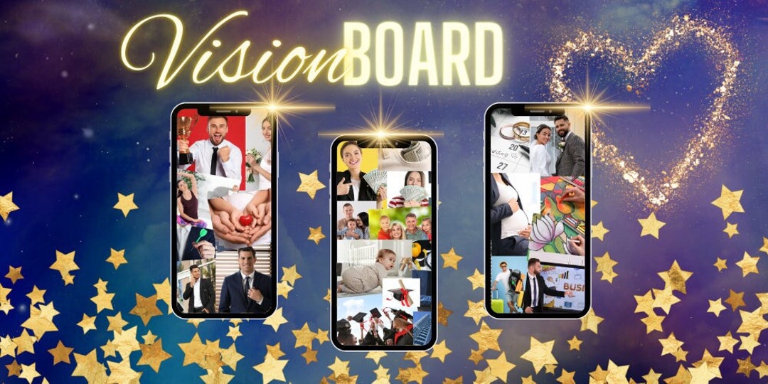 Personalized Vision Board Wallpaper, Mobile Vision Board, Vision Board ...
