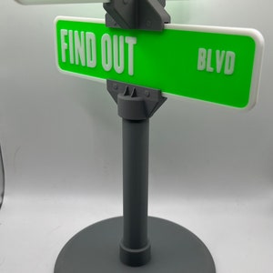 F*** Around and Find Out Street Sign, 3D Printed Version - Etsy