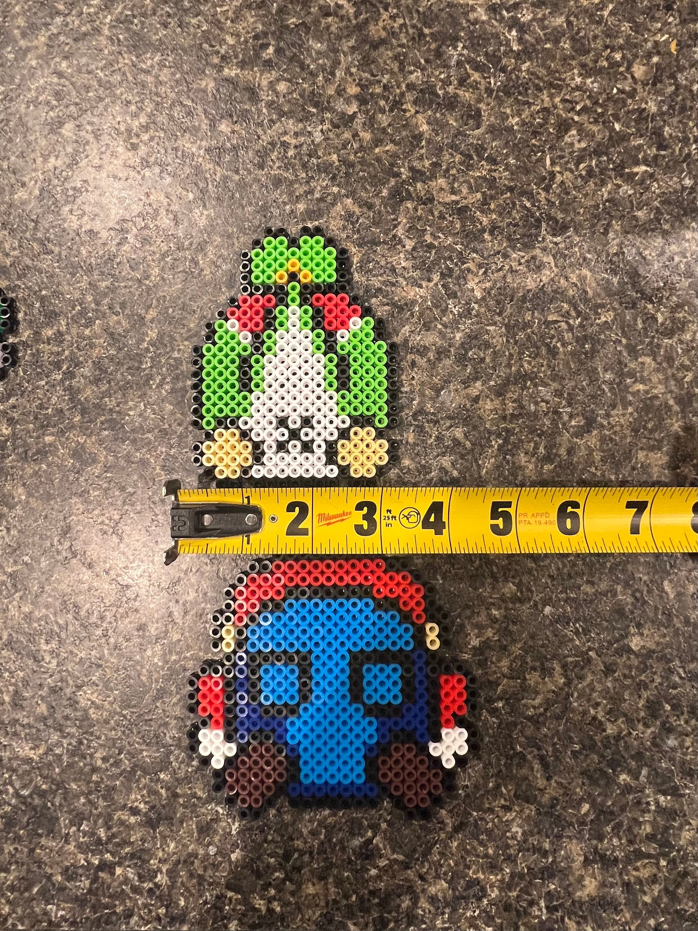 Super Cool Super Mario Bros Coasters. Aka Mario Luigi Yoshi - Etsy