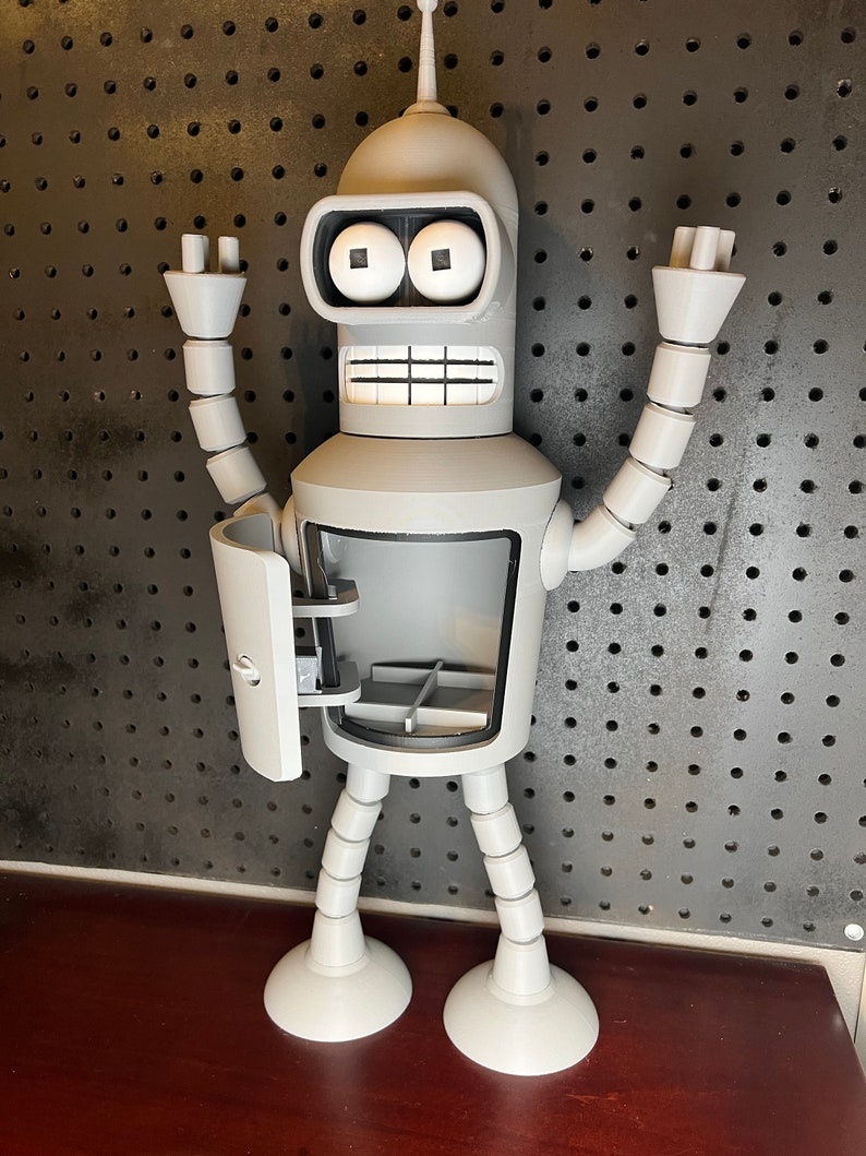 Articulated Bender From Futurama-3d Printed Bender Collectible (almost ...