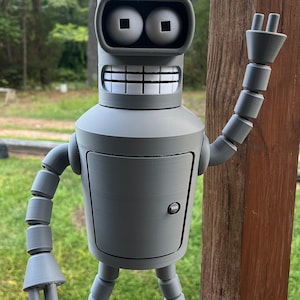 Articulated Bender From Futurama-3d Printed Bender Collectible (almost ...