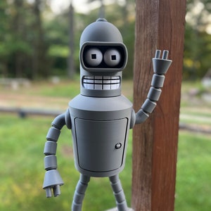Articulated Bender From Futurama-3d Printed Bender Collectible (almost ...