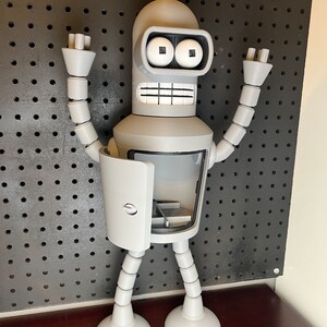 Articulated Bender From Futurama-3d Printed Bender Collectible (almost ...