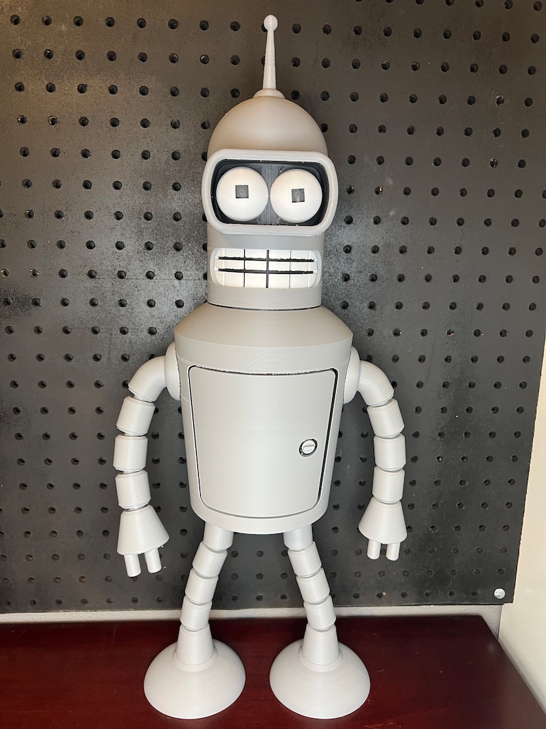 Articulated Bender From Futurama-3d Printed Bender Collectible (almost ...