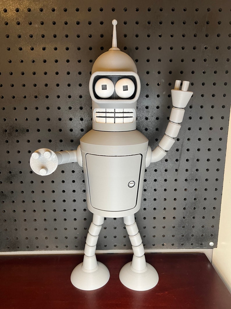 Articulated Bender From Futurama-3d Printed Bender Collectible (almost ...