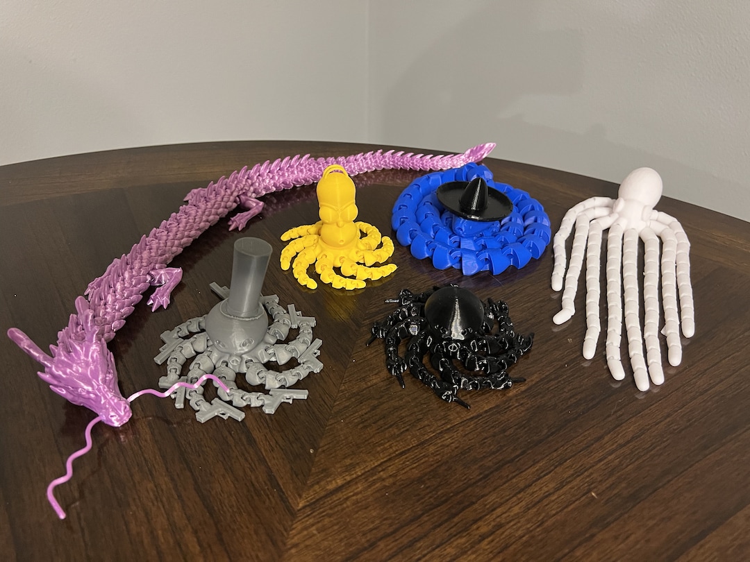 Cute and Funny 3d Printed Articulated Animals. - Etsy