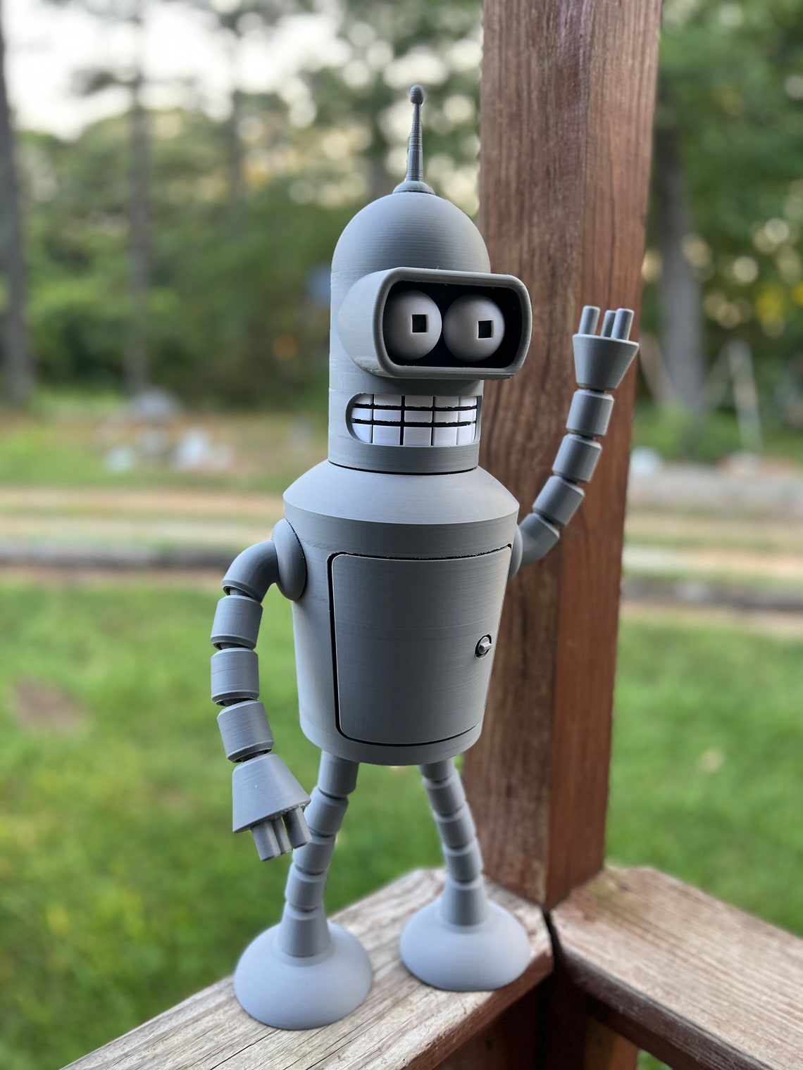 Articulated Bender From Futurama-3d Printed Bender Collectible (almost ...